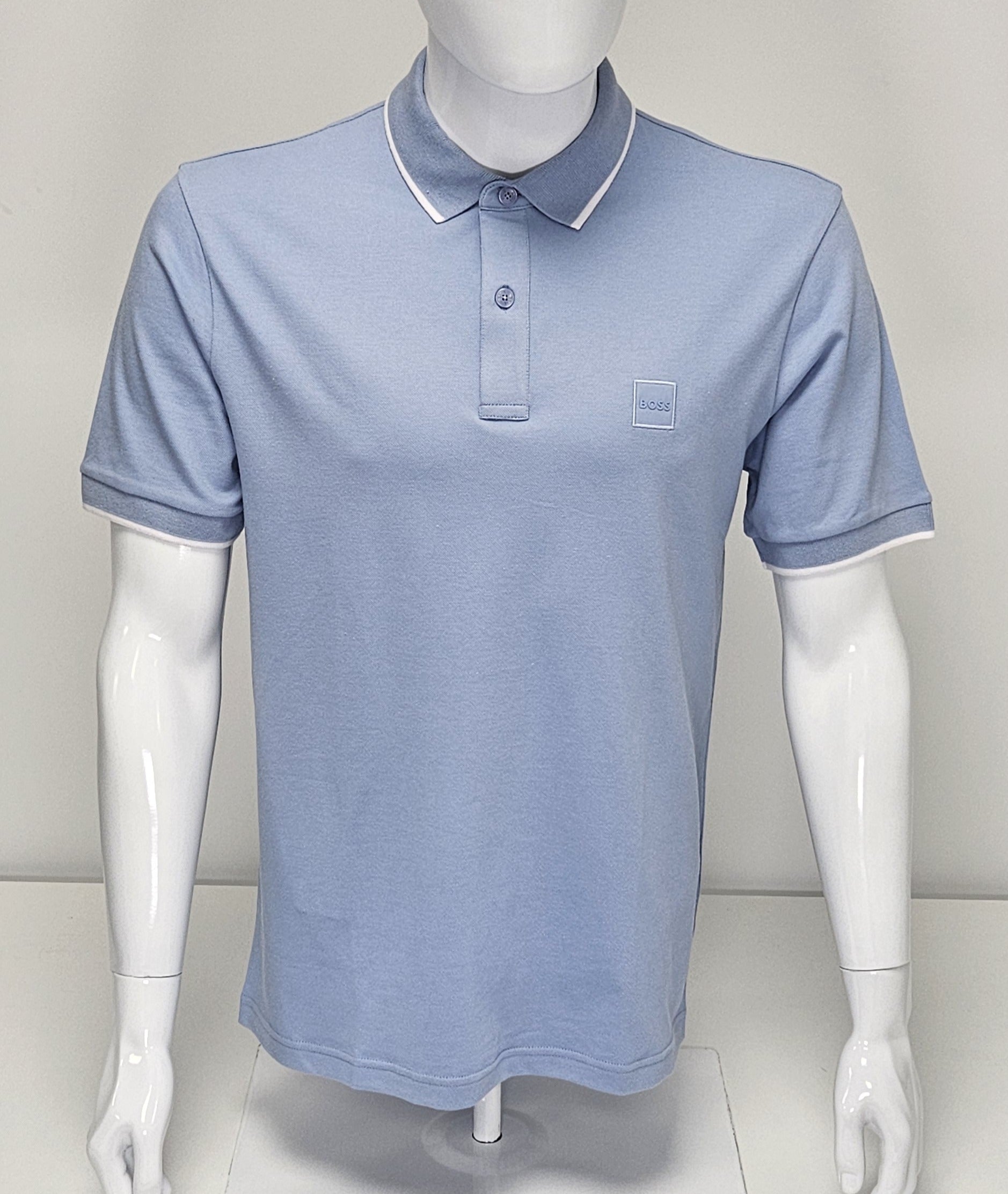 Hugo Boss Polo Shirt - Sky Blue – Ultra Attire